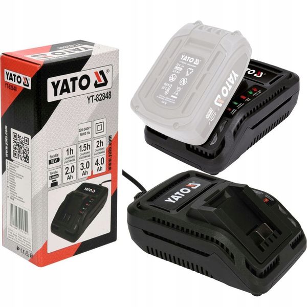 Kup YATO ŁADOWARKA DO AKUMULATORÓW SYSTEM 18V YATO BATERIA YT-82848 na ...