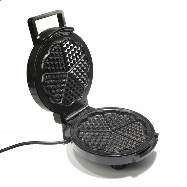 GOFROWNICA Na GOFRY W Kształcie SERCA Opiekacz do Gofrów PŁYTA 1000W ...