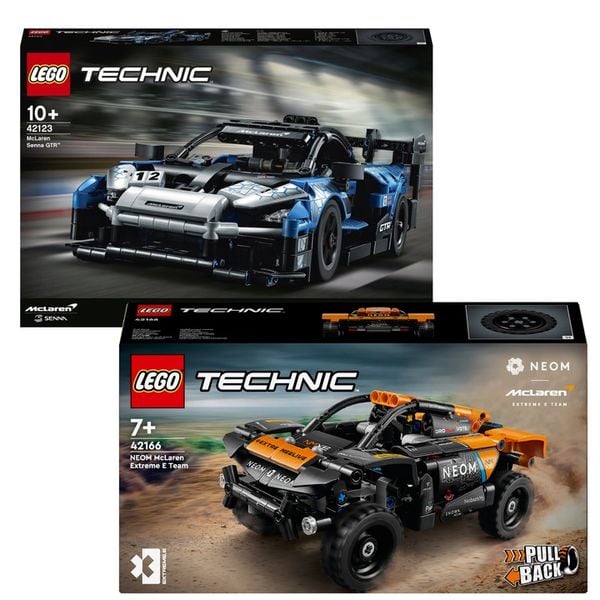 LEGO Technic 42123 McLaren Senna GTR 42166 NEOM McLaren Extreme - Arena.pl
