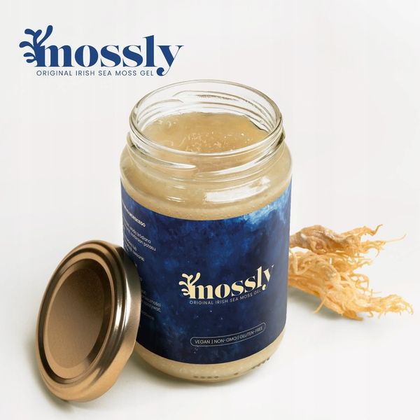 Kup MOSSLY Irish Sea Moss Gel oryginalny mech morski w żelu, słoik 314g ...