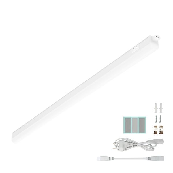 Listwa meblowa 60cm LED LEDI 8W pod szafkę oprawa meblowa 4000K + kabel ...