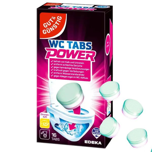 G&G WC 16 Tabs Power Multi-Aktiv 400g (tabletki do czyszczenia wc ...