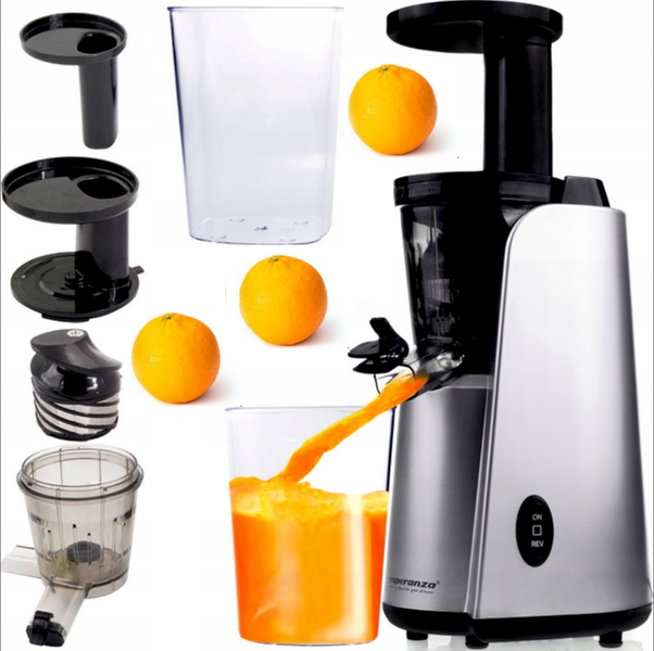 Wyciskarka Soku Wolnoobrotowa Wysokowydajna MIRTILLO 150W ESPERANZA ...