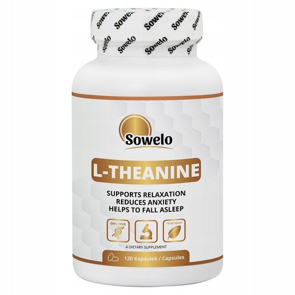 Kup SOWELO L-TEANINA 200mg 120K VEGE ODPRĘŻENIE RELAKS na arena.pl i ...