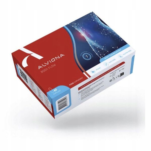 Alviona Body Flow 60 kapsułek metabolizm, spalanie tłuszczu, BCAA ...
