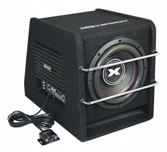 Subwoofer Excursion aktywna TUBA samochodowa głośnik 20cm wzmacniacz ...