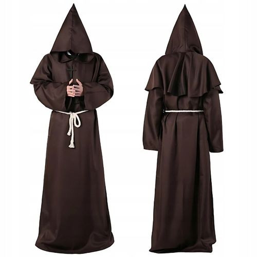 Kup STRÓJ KOSTIUM PRZEBRANIE HABIT MNICH KSIĄDZ ZAKONNIK NA HALLOWEEN M ...