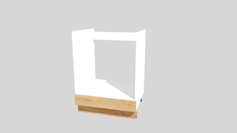 KAMSET Szafka stojąca SET DP60 pod piekarnik i płytę laminat - Arena.pl