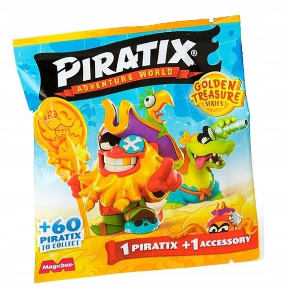 Kup 7 x saszetka MAGIC BOX PIRATIX SERIA GOLDEN TREASURE - SASZETKA Z ...