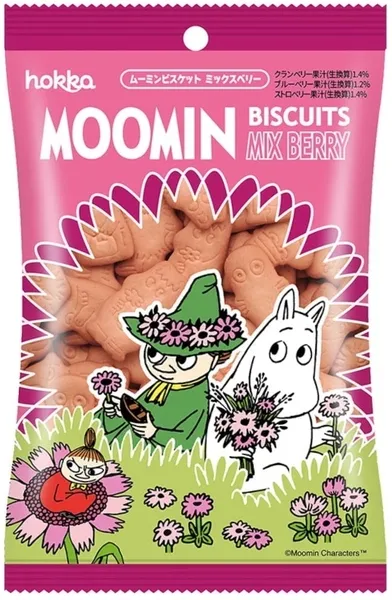 Herbatniki muminki Moomin Berry Biscuits jagodowe 60g - Hokka - Arena.pl