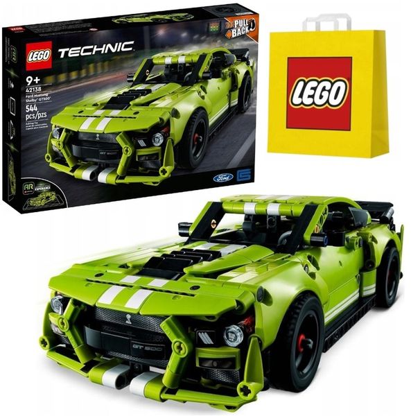 Kup KLOCKI LEGO TECHNIC 42138 FORD MUSTANG SHELBY GT500 PULL WYŚCIGI ...