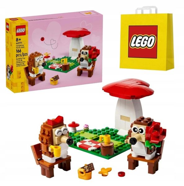 KLOCKI LEGO SEASONAL 40711 PIKNIK PARY JEŻYKÓW NA PREZENT WALENTYNKI ...