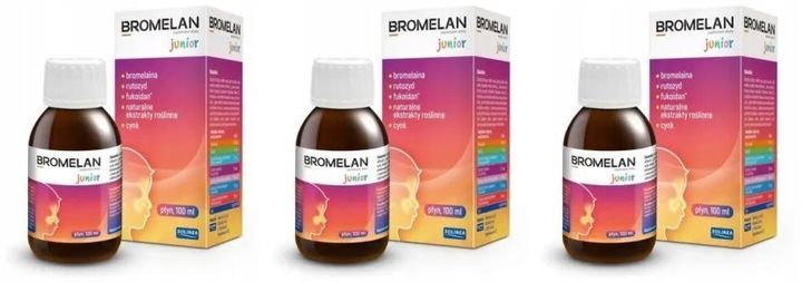Kup Bromelan Junior syrop na zatoki dla dzieci 100 ml na arena.pl i ...