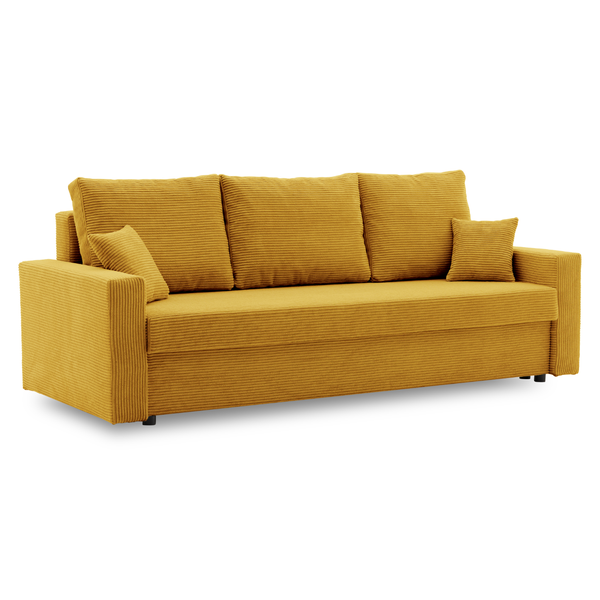 Kanapa AIKIDO z funkcją spania TKANINA SZTRUKSOWA - Arena.pl