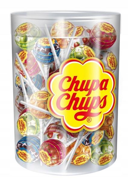CHUPA CHUPS Słój Lizak Owocowy mix smaków 50 szt - Arena.pl