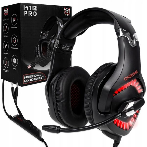 Kup SŁUCHAWKI GAMINGOWE ONIKUMA K1 pro MIKROFON RGB na arena.pl i ciesz ...