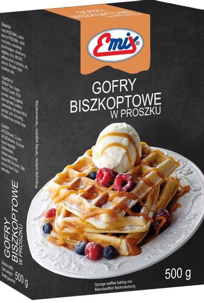 Kup Emix Mieszanka Ciasto na gofry biszkoptowe 500 g na arena.pl i ...