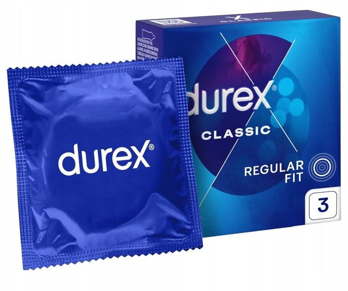 DUREX Classic Prezerwatywy Klasyczne 3szt - Arena.pl