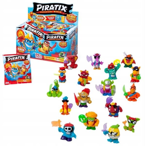 Kup MagicBox - Piratix Seria 2 Shark Treasure -Box 24 sztuki saszetek z ...