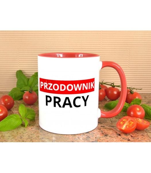 Kubek Przodownik Pracy, PREZENT do pracy, biura, PRL - Arena.pl