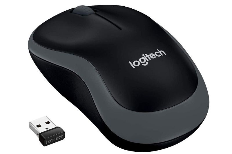 MYSZ LOGITECH M185 WIRELESS OPTICAL USB Kolor - CZARNO - SZARY - Arena.pl