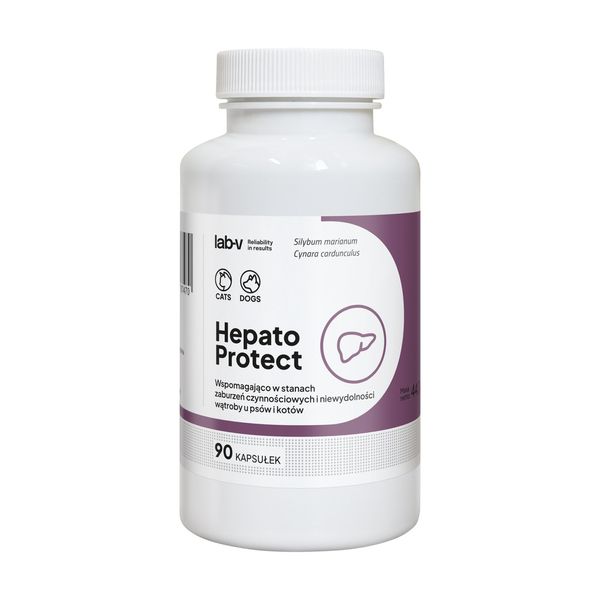 LAB-V Hepato Protect – Wspomaganie funkcji wątroby dla psów i kotów 90 ...