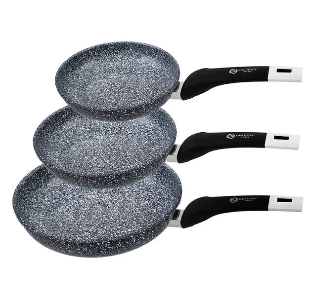 Zestaw 3 Patelni Marmurowo-Ceramicznych EDEL HOFF EH-6137 - Arena.pl