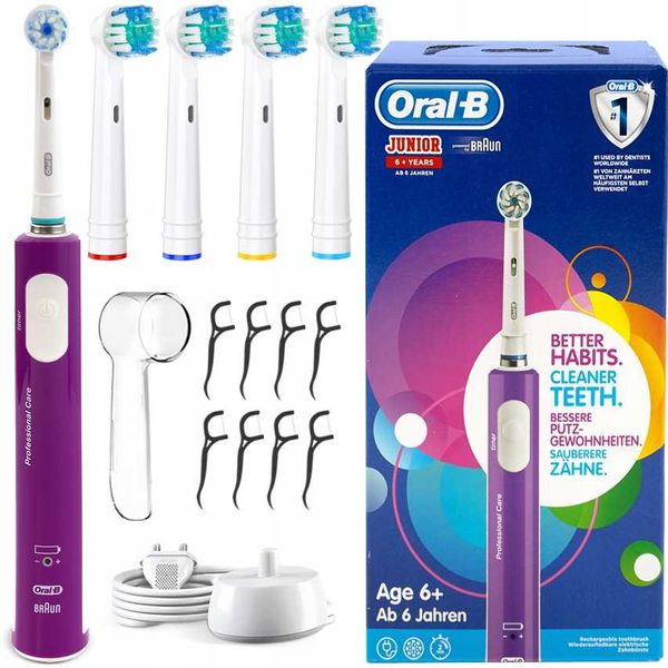 ORAL-B JUNIOR SZCZOTECZKA ELEKTRYCZNA DLA DZIECI + - Arena.pl