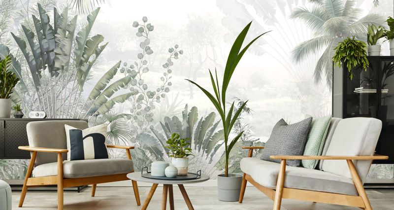 Fototapeta LAS Tropikalny Dżungla Natura Pejzaż Drzewa 360cm x 240cm - Arena.pl