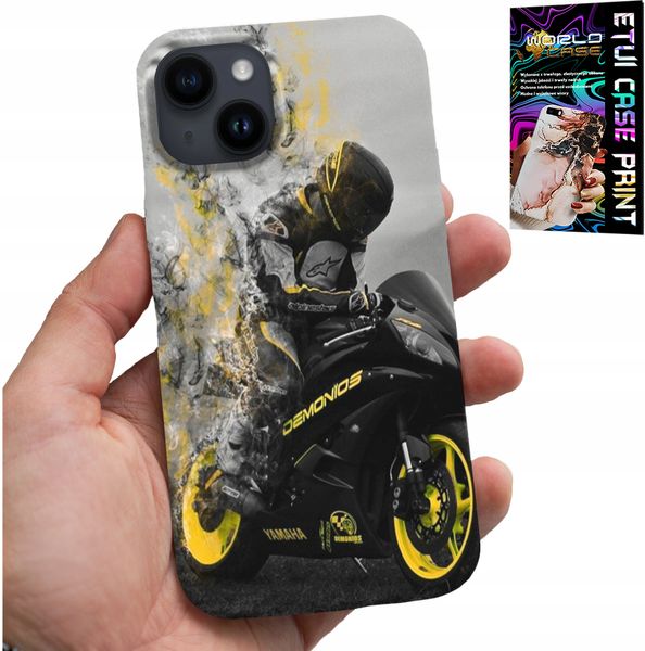 Kup ETUI DO IPHONE 15 PLUS - MOTOR MOTOCYKLE FAN WIELE WZORÓW PLECKÓW ...