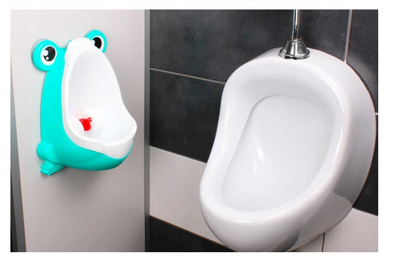 PISUAR DLA CHŁOPCA NOCNIK NA ŚCIANĘ TOALETA ŻABKA - Arena.pl