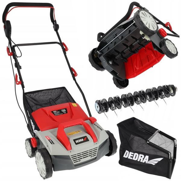 Kup DEDRA WERTYKULATOR AERATOR AREATOR ELEKTRYCZNY TRAWY 1800W 38cm ...