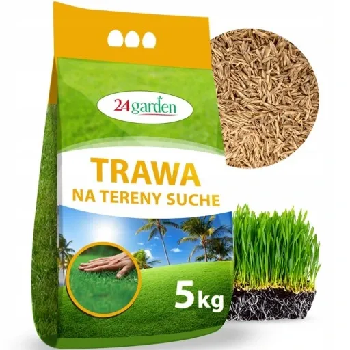 Kup TRAWA NA TERENY SUCHE PIASZCZYSTE SŁONECZNE oaza 5kg ODPORNA NA ...