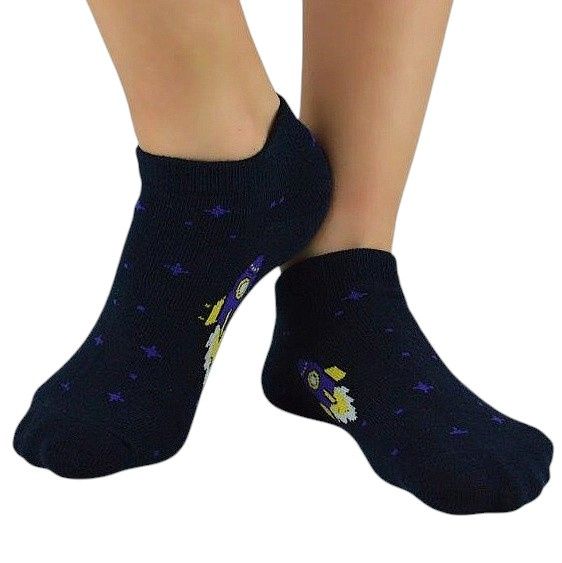 Stopki dziecięce skarpetki dla chłopca Noviti ST004-G-01 Czarne 27-30 - Arena.pl