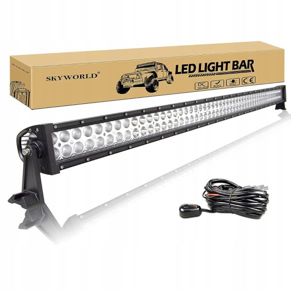 REFLEKTOR SAMOCHODOWY LED MOCNY HALOGEN 132 cm - Arena.pl