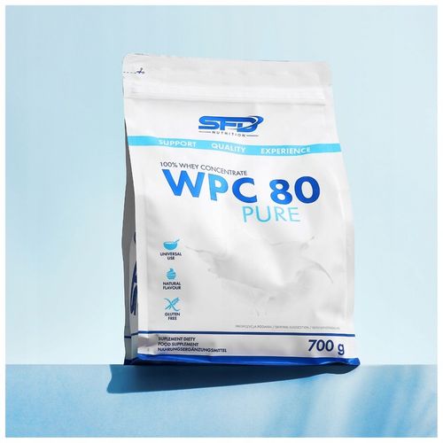 SFD WPC 80 PURE 700G WHEY BIAŁKO SERWATKOWE KONCENTRAT BIAŁKA NATURALNE - Arena.pl