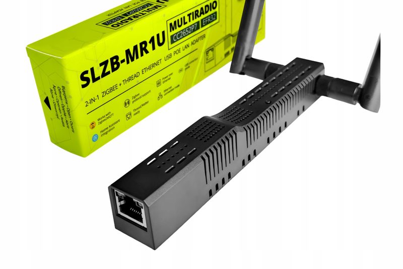Kup Adapter SLZB-MR1U ZigBee Thread CC2652P EFR32MG21 PoE USB WiFi ...