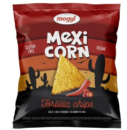Kup MOGYI MEXICORN TORTILLA CHIPS CHILLI 90G NACHOS na arena.pl i ciesz ...