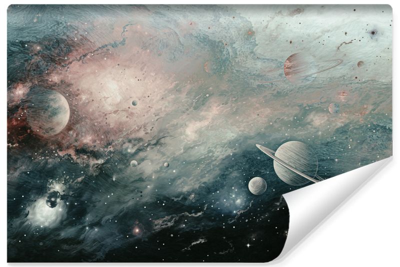 Fototapeta Do Salonu KOSMOS Galaktyka Gwiazdy Planety 360cm x 240cm - Arena.pl