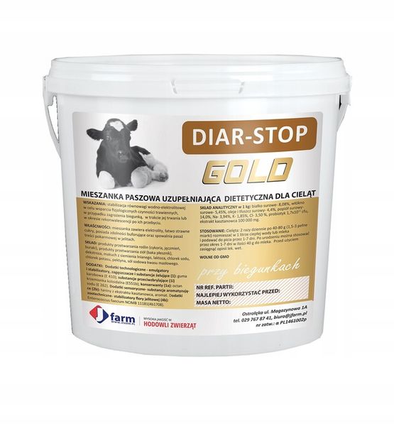 Kup Diar-Stop Gold 1 kg na biegunkę u cieląt i prosiąt + probiotyk ...