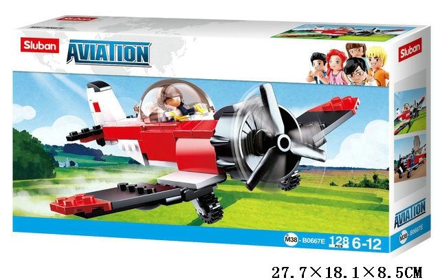 Kup Nowe KLOCKI SLUBAN LOTNISKO Samolot Mysliwiec z pilotem komp. z LEG ...