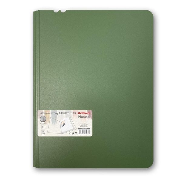 Penmate Album ofertowy A4-40 koszulek Morandi ziel - Arena.pl