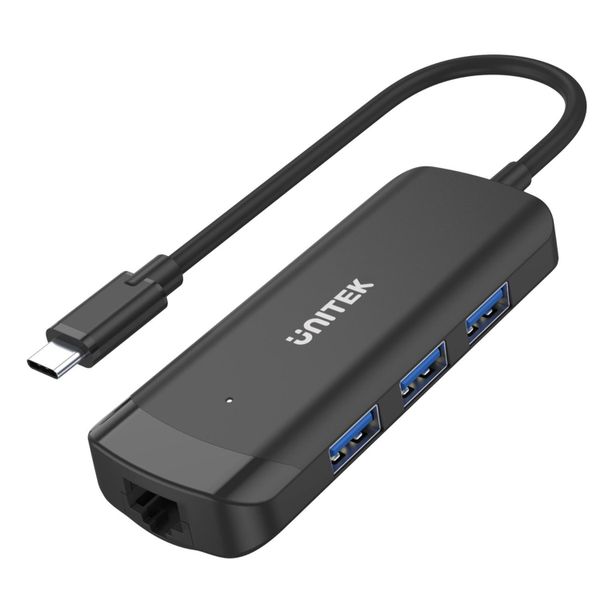Hub Aktywny USB-C UNITEK H1110A 3xUSB-A 5Gbps, RJ-45 1Gb - Arena.pl