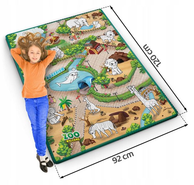 Kup mata piankowa do malowania Zoo 90 cm MAŁPISZON na arena.pl i ciesz ...