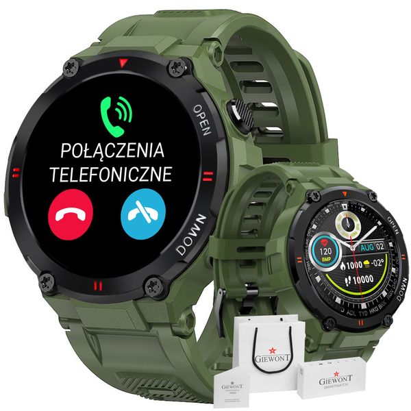 Smartwatch Giewont GW430-3 Zielony - Arena.pl