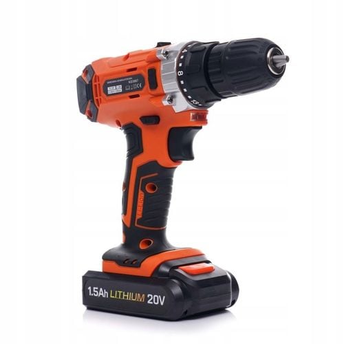 Kup Wkrętarka wiertarka akumulatorowa 20v li-ion 2x aku lcd walizka ...