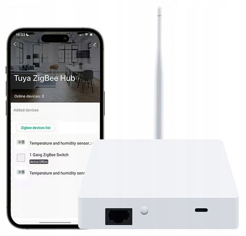Kup Bramka Centralka z Anteną LAN RJ45 USB-C ZigBee TUYA Smart Life ...