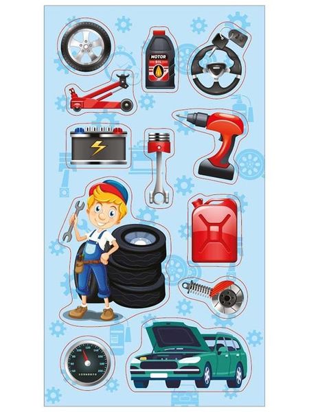 Naklejki Mechanik samochodowy - Arena.pl