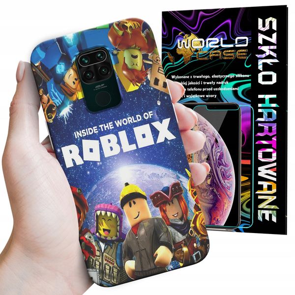 ETUI DO XIAOMI NOTE 9 / 9s - ROBLOX DZIECIECE WZORY SUPER MARIO + SZKŁO ...