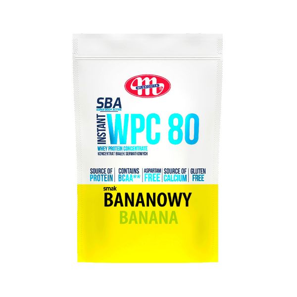 Mlekovita SBA WPC 80 Instant 700g banan - Arena.pl